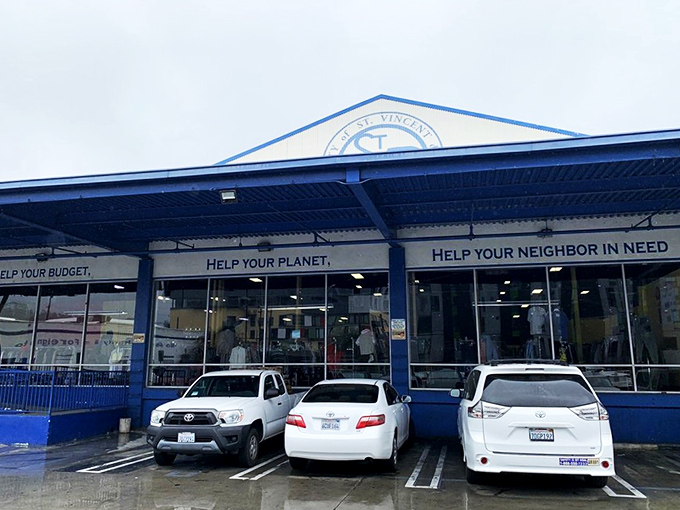 The blue-trimmed white warehouse doesn't scream "treasure trove" from the outside, but inside this unassuming building, secondhand dreams come true daily.
