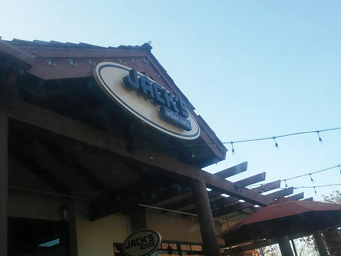 The unassuming sign that marks the entrance to potato paradise. Like finding a treasure map that actually leads to treasure.