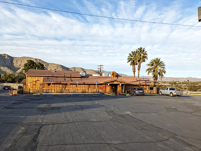 The giant yellow and pink buffalo on the roof isn't a desert mirage&mdash;it's your signal that pasta paradise awaits at Spaghetti Western in Morongo Valley.