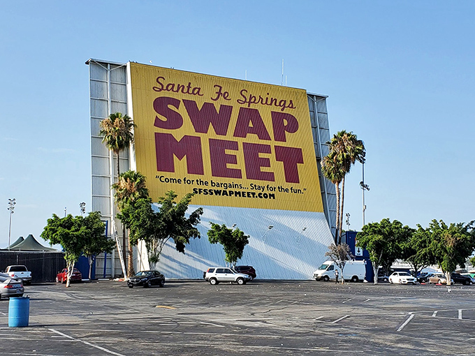 The iconic yellow sign beckons bargain hunters like a desert mirage, except this oasis actually delivers on its promises.