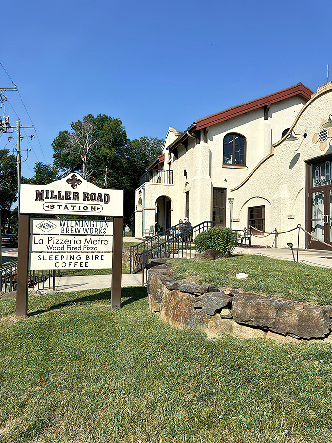 Spanish mission meets coffee mission: Sleeping Bird's stucco fa&ccedil;ade and dramatic staircase promise a caffeine sanctuary unlike any other in Wilmington.