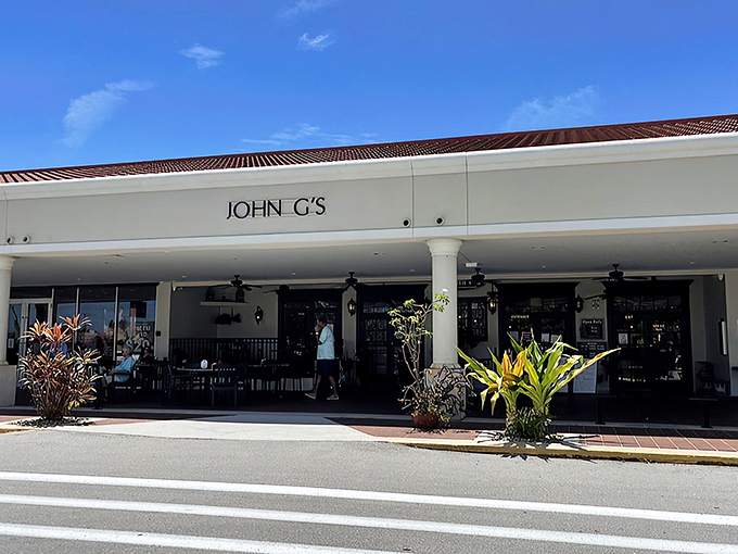 A simple white facade that belies the culinary treasures within&mdash;like finding a pearl in an unassuming oyster shell.