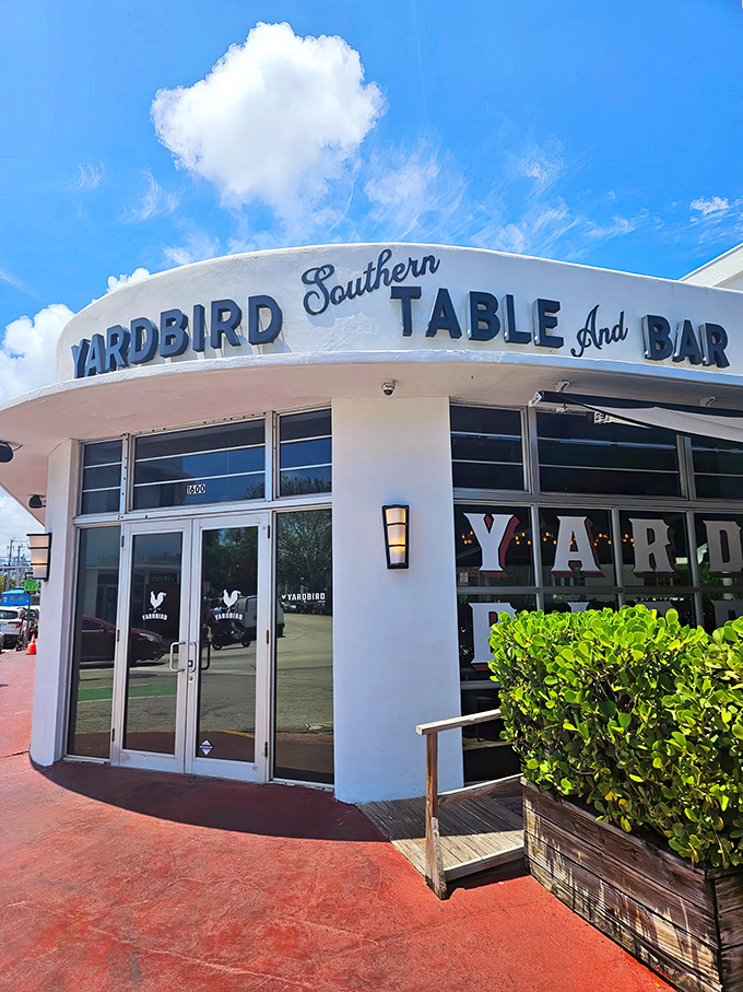 The curved white facade of Yardbird stands like a welcoming Southern belle amid Miami Beach's art deco landscape. Southern comfort food has never looked so at home in South Florida.
