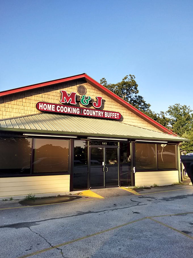 The humble exterior of M & J doesn't scream "culinary destination," but locals know that behind those doors lies a Southern food paradise worth the pilgrimage.