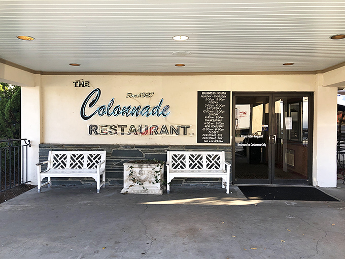 The unassuming exterior of The Colonnade has been beckoning Atlanta's hungry souls for decades, proving that culinary treasures don't always hide behind flashy facades.