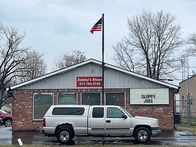 The humble brick exterior of Jimmy's Diner might not win architectural awards, but inside those doors awaits comfort food greatness that's worth every delicious calorie.