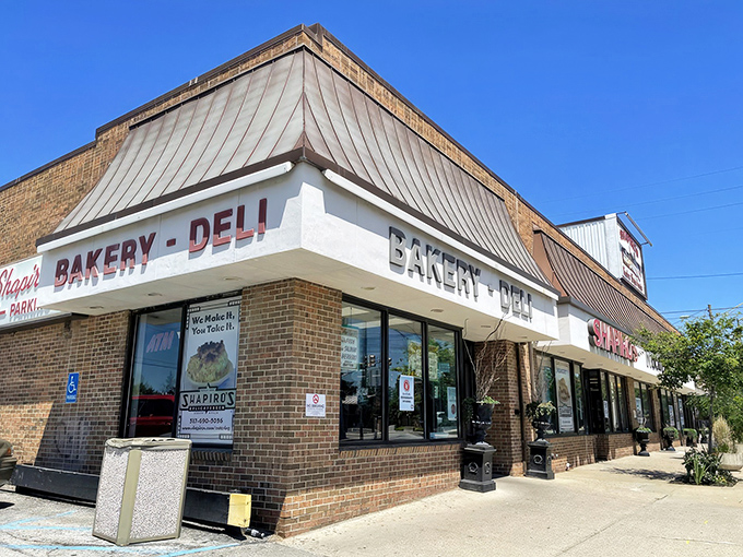 The iconic red Shapiro's sign beckons like a lighthouse for the hungry soul&mdash;a Midwest beacon promising deli salvation on South Meridian Street.