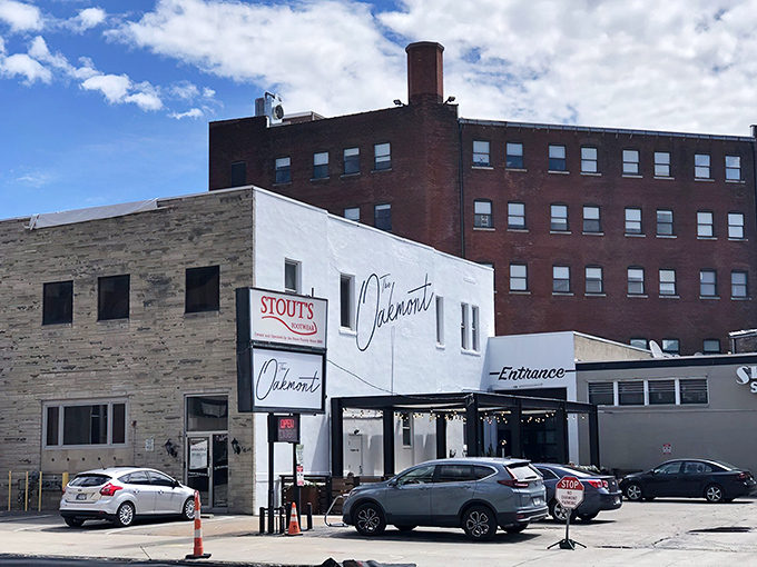 The Oakmont's understated exterior belies the culinary magic happening inside. Industrial-chic design meets Midwestern charm in this Indianapolis hidden gem.