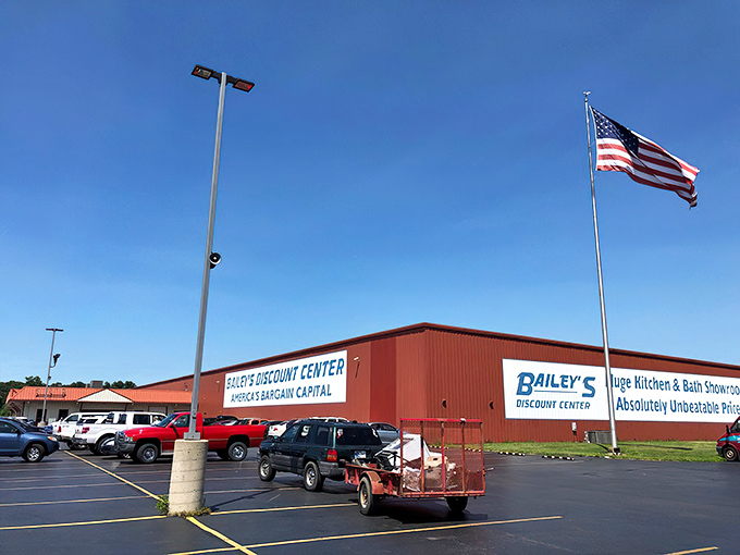 The retail equivalent of finding El Dorado &ndash; Bailey's Discount Center stands proudly in North Judson, boldly declaring itself "America's Bargain Capital."