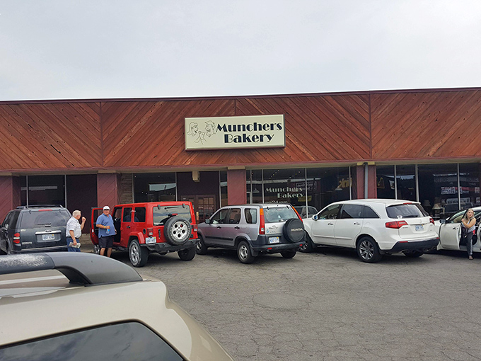 The unassuming exterior of Munchers Bakery hides a wonderland of doughy delights within. Sometimes the best treasures come in modest packages.