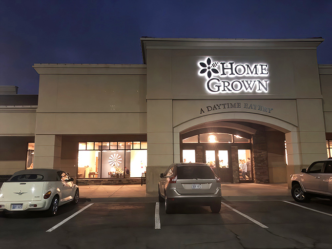 The unassuming exterior of HomeGrown belies the breakfast magic happening inside. Like finding a treasure map in your cereal box&mdash;but better.
