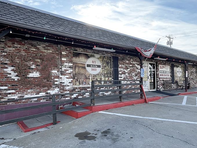 The weathered brick exterior of R.J.'s isn't trying to impress anyone&mdash;it's saving all that energy for what happens inside those humble walls.