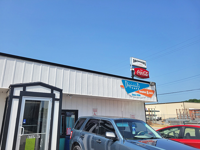 The unassuming exterior of Dagwood's Cafe has been welcoming hungry Kansas Citians since 1938. Some treasures don't need flashy packaging.