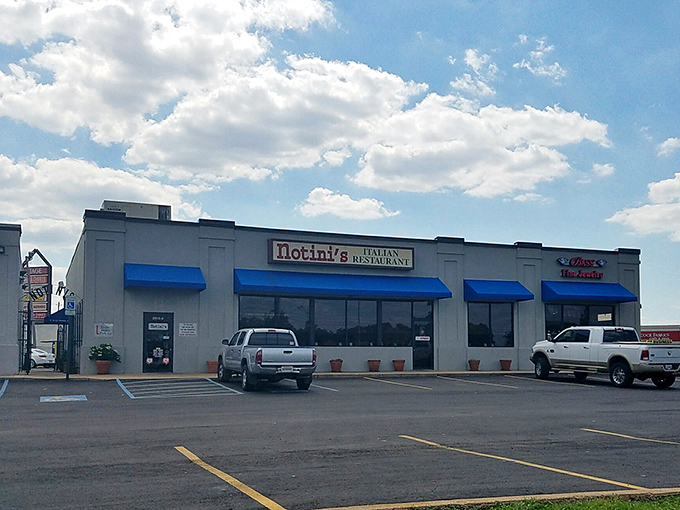 The unassuming frontage of Notini's hides culinary treasures that would make Italian grandmothers weep with joy. Some heroes don't wear capes—they wear aprons.