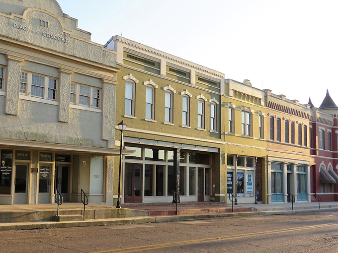 Abbeville's downtown looks like a movie set where time decided to take a pleasant detour around 1920 and never quite found its way back. 