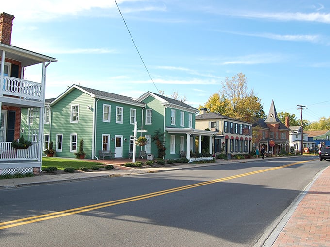 Talbot Street welcomes you with a rainbow of historic buildings, each one practically whispering maritime tales from centuries past.