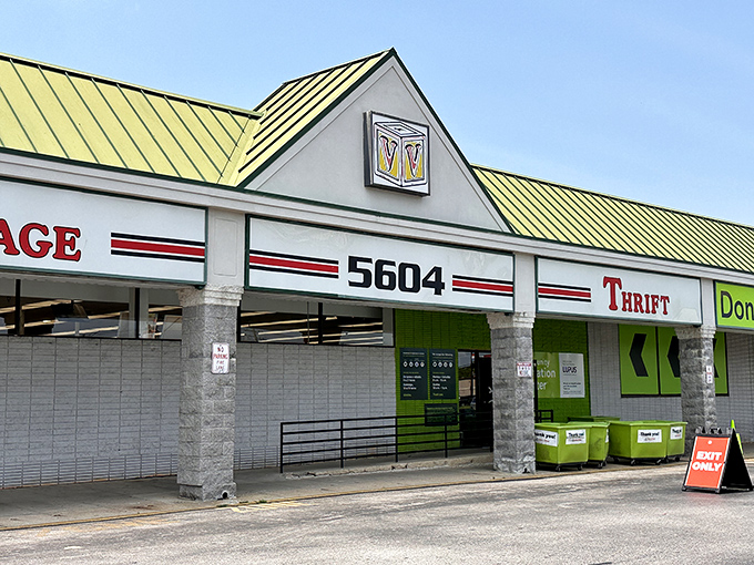 The yellow-roofed wonderland on Ritchie Highway beckons with its no-frills exterior and the promise of treasures waiting just beyond those sliding doors.