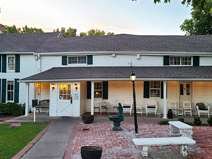 Stroud's white clapboard exterior looks like a comfortable farmhouse where your grandma might live&mdash;if your grandma happened to be a chicken-frying wizard. 