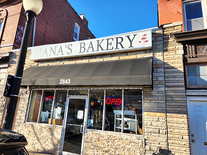 The unassuming storefront that houses culinary treasures. Like finding a Picasso at a yard sale, Diana's Bakery's modest exterior belies the magic within.