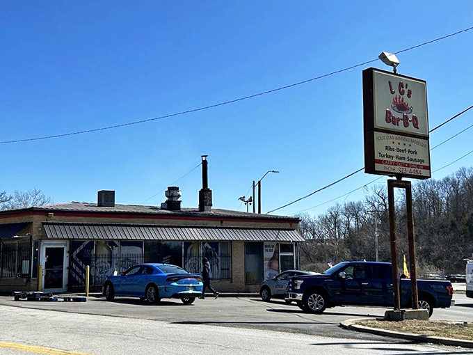 The unassuming brick exterior of LC's Bar-B-Q looks exactly like what barbecue dreams are made of&mdash;no frills, just smoke signals beckoning the hungry to enter.