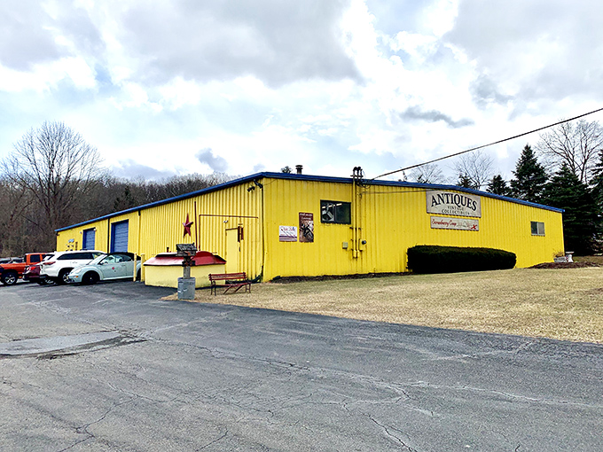 The sunshine-yellow exterior of Scranberry Coop isn't just eye-catching&mdash;it's practically a beacon calling out to treasure hunters across Sussex County.