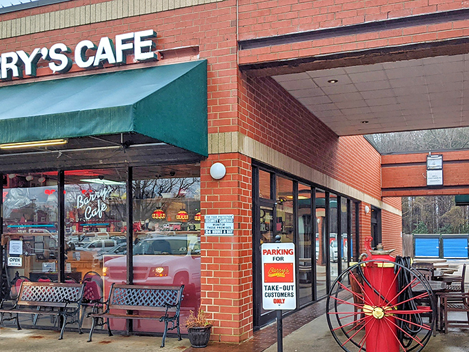 Barry's Cafe may look like just another strip mall restaurant, but locals know this unassuming brick exterior houses breakfast magic worth waking up for.