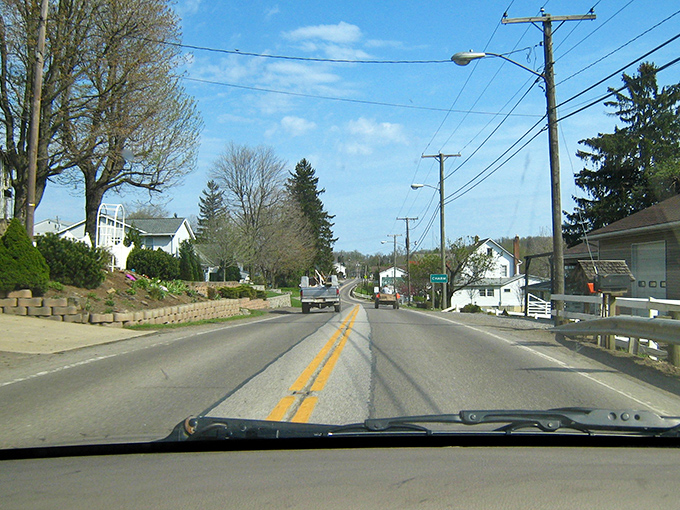 The unassuming exterior of Mrs. Miller's Family Restaurant, where Amish families and hungry tourists alike gather for comfort food that transcends time.