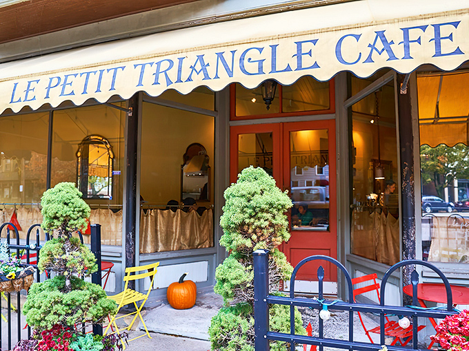 The emerald awning and red bistro chairs aren't just saying "Bonjour!"&mdash;they're practically singing La Marseillaise on this charming Cleveland corner.