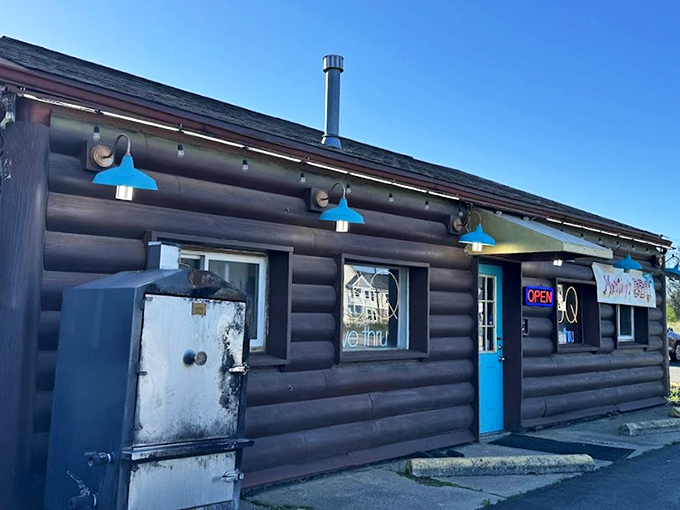 The log cabin exterior of Martiny's isn't just rustic charm&mdash;it's a smoke signal to barbecue pilgrims that they've reached the promised land.