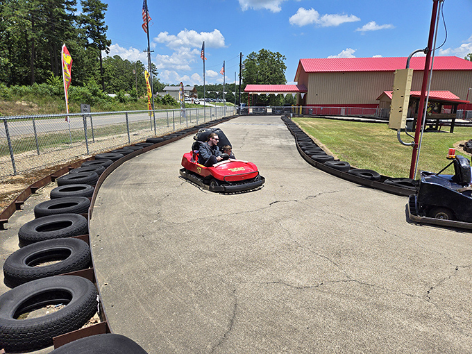 The asphalt playground awaits at Bigfoot Speedway, where Oklahoma's version of Monaco Grand Prix dreams come true for everyday speed demons.