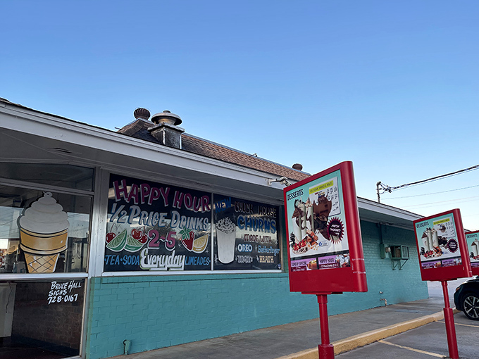 The turquoise exterior of Chuck's isn't just eye-catching—it's a beacon of hope for the hungry souls of Midwest City.