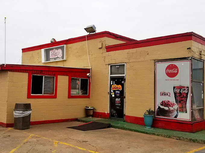 The unassuming tan building with red trim might not look like much, but Leo's BBQ has been drawing smoke-chasers to this Oklahoma City spot for decades.
