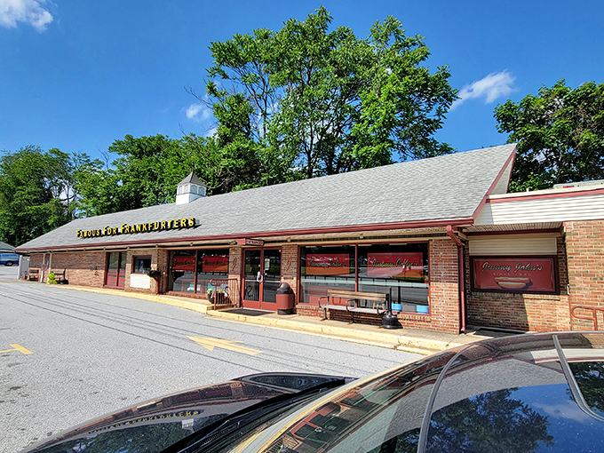 The unassuming exterior of Jimmy John's belies the culinary treasures within. Like all great food institutions, it doesn't need flashy signage to draw devoted fans.