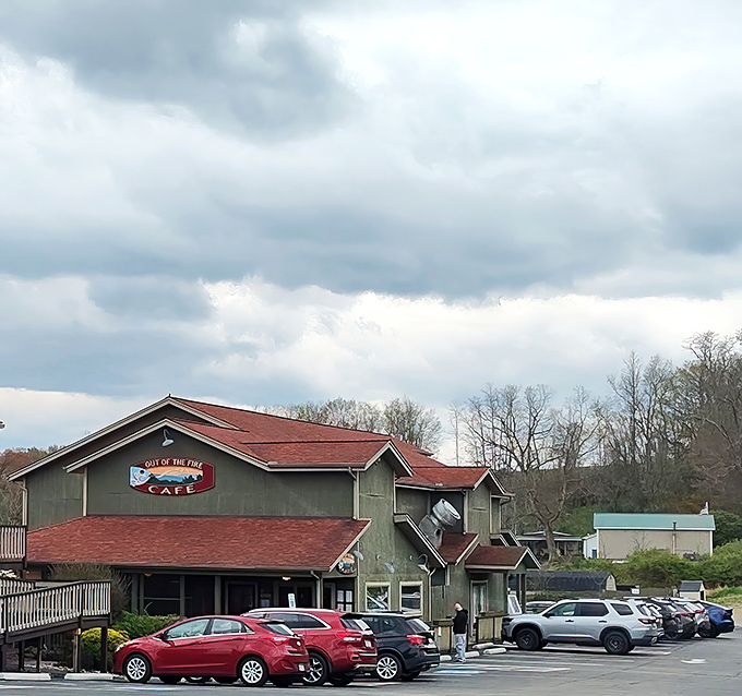 Rustic charm meets culinary excellence at Out of the Fire Cafe, where the Laurel Highlands backdrop is almost as delicious as what's served inside. 