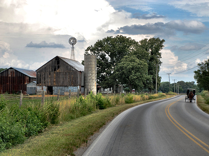 The clip-clop symphony of Amish country &ndash; where horse-drawn buggies and red barns create a living postcard of simpler times.