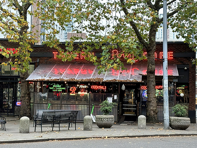 The neon signs promise "cocktails" and "open 24 hours" like old friends beckoning you into this Seattle institution that's been keeping it real since 1929.