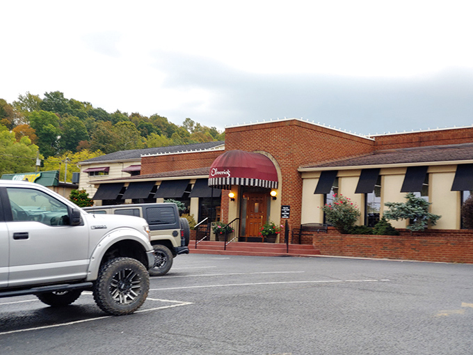 The unassuming brick exterior with its burgundy awning doesn't scream "food paradise," but that's how the best Italian treasures often hide in plain sight.