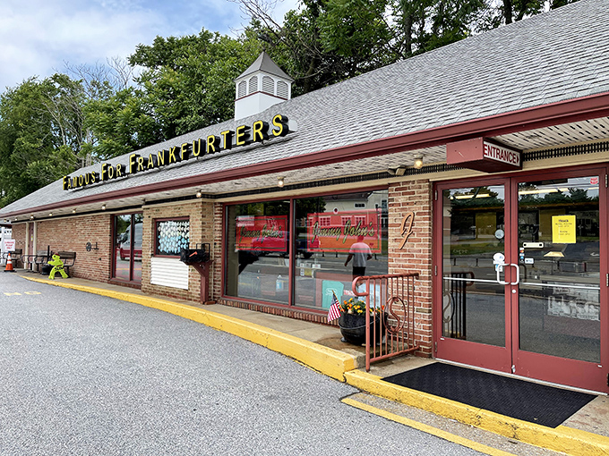 The unassuming exterior of Jimmy John's belies the culinary treasures within. Like all great food institutions, it doesn't need flashy signage to draw devoted fans.