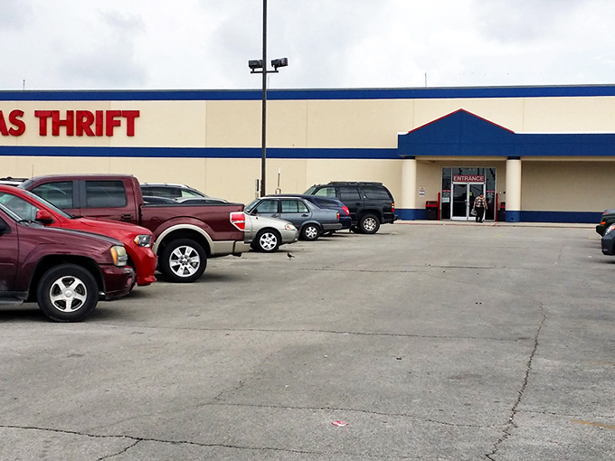 The blue and cream facade might look unassuming, but inside this retail fortress lies a treasure hunter's paradise that would make Indiana Jones switch careers.