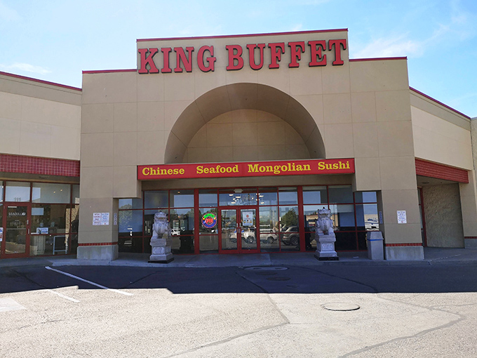 The royal welcome begins at the entrance, where stone lions stand guard like bouncers who've seen it all but still maintain their composure.