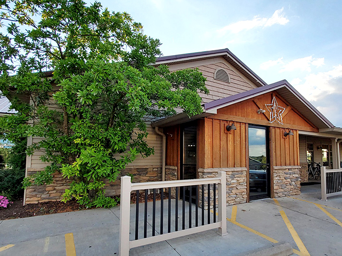 The welcoming sign of Mrs. Yoder's Kitchen stands sentinel in Mt. Hope, promising Amish comfort food that'll make you contemplate moving to Ohio permanently.