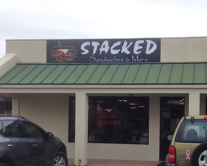 The modest facade of Stacked Sandwiches belies the culinary treasures within. Like finding Shakespeare in a paperback, appearances deceive deliciously.