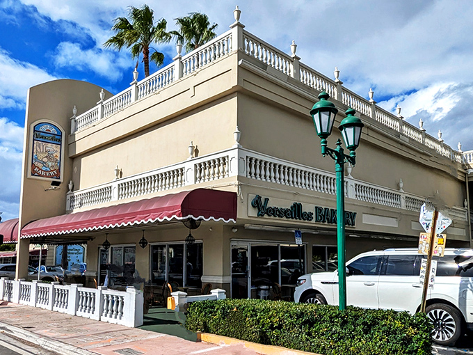 The palace of Cuban cuisine stands regally on Calle Ocho, its yellow fa&ccedil;ade and burgundy awning beckoning hungry pilgrims like a delicious mirage.