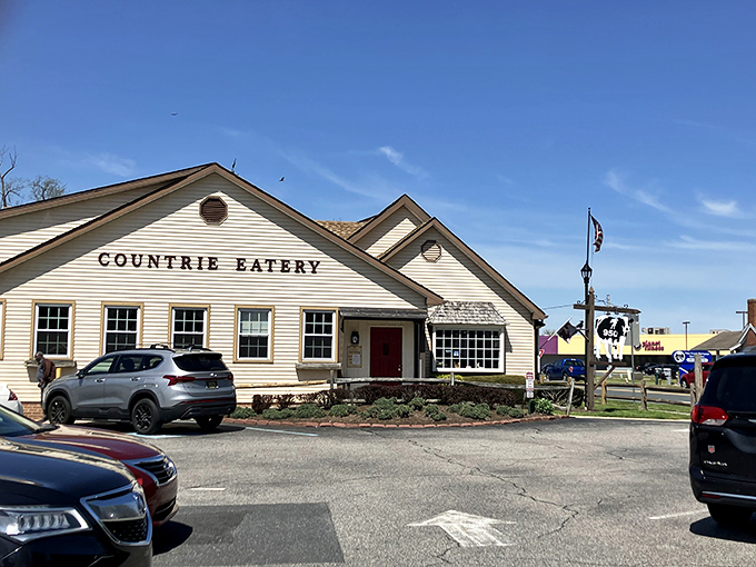 The unassuming white clapboard exterior of The Countrie Eatery promises no frills, just delicious food&mdash;a promise it delivers on spectacularly.