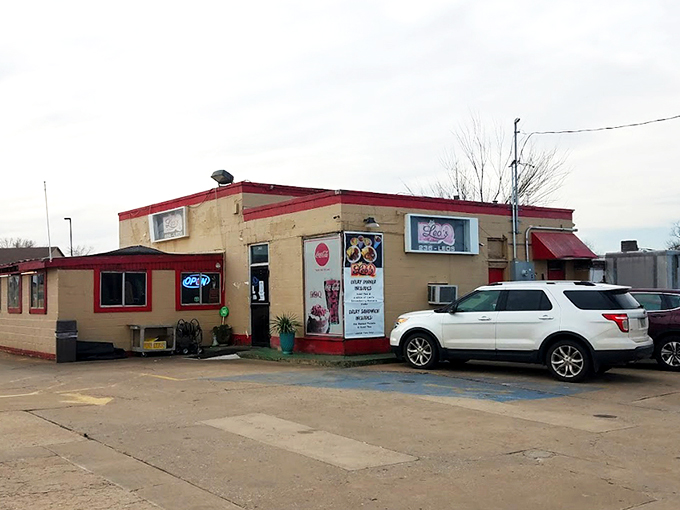 The unassuming tan building with red trim might not look like much, but Leo's BBQ has been drawing smoke-chasers to this Oklahoma City spot for decades.