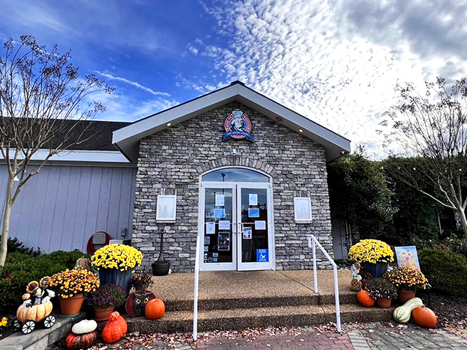 The unassuming stone exterior of Food For Thought belies the culinary treasures within. Like a good book, never judge a restaurant by its cover.