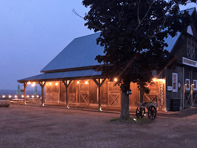 The weathered barn exterior isn't just Instagram-worthy&mdash;it's a promise of authenticity. New Hampshire's rolling hills provide the perfect backdrop for this farmstead treasure.