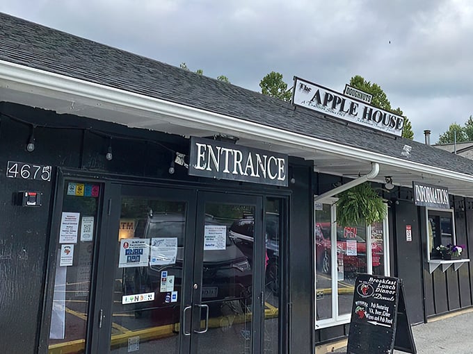 The unassuming black exterior of The Apple House hides culinary treasures like a poker player with four aces &ndash; you'd never guess what's inside until you experience it.