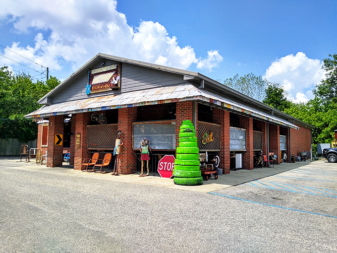 The green neon glow of Champy's beckons hungry travelers like a lighthouse for the soul. Southern comfort food awaits inside this unassuming treasure.