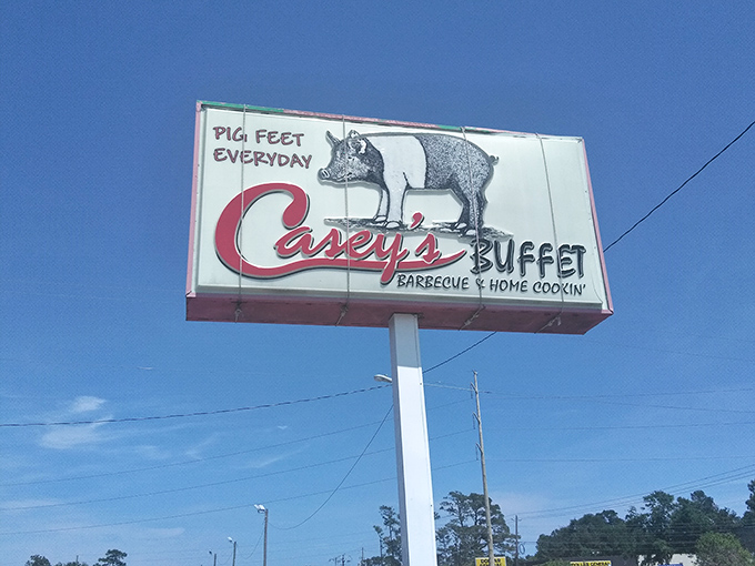 Don't let the humble exterior fool you&mdash;Casey's Buffet may look unassuming from the outside, but inside awaits a Southern food paradise worth every calorie. 